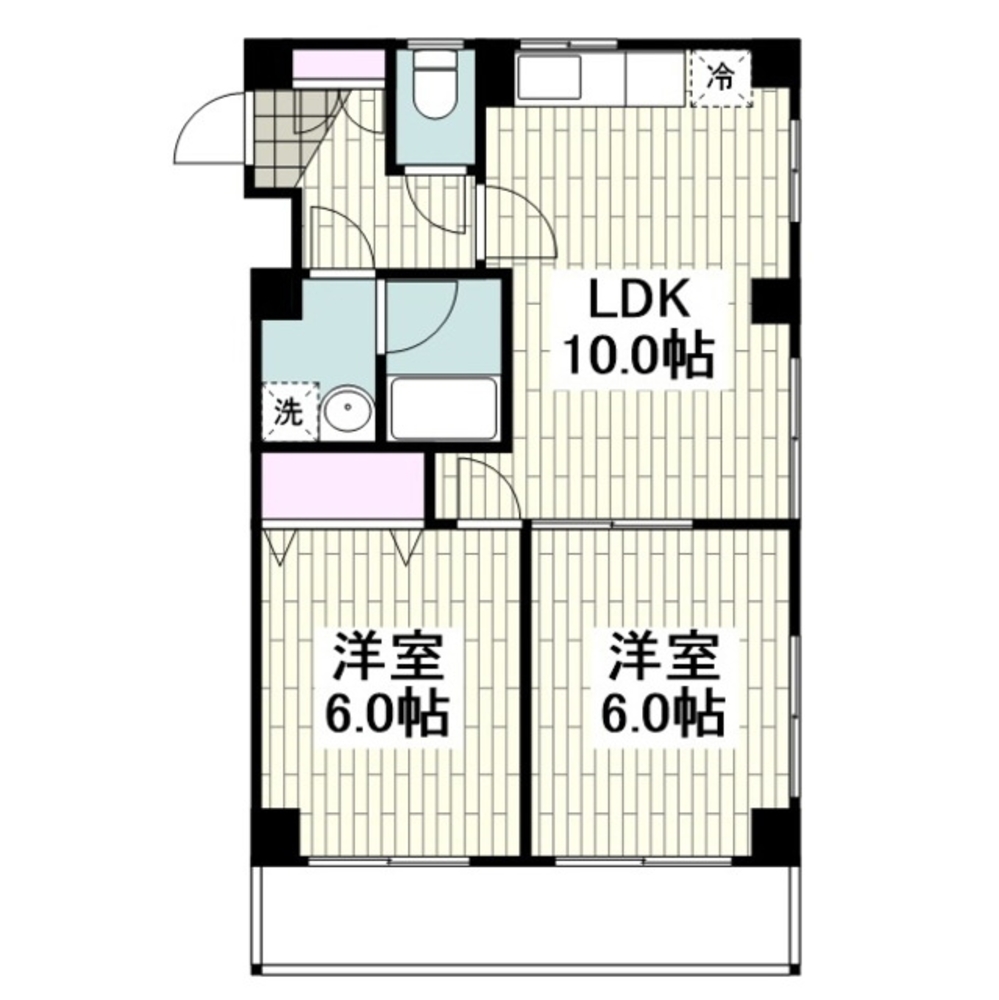 HILL TOP GEN 神奈川県藤沢市亀井野1丁目 (6.6万円／2LDK／48.16㎡)｜賃貸物件(賃貸マンション・アパート・一戸建て)の住宅情報・お部屋探しならYahoo!不動産