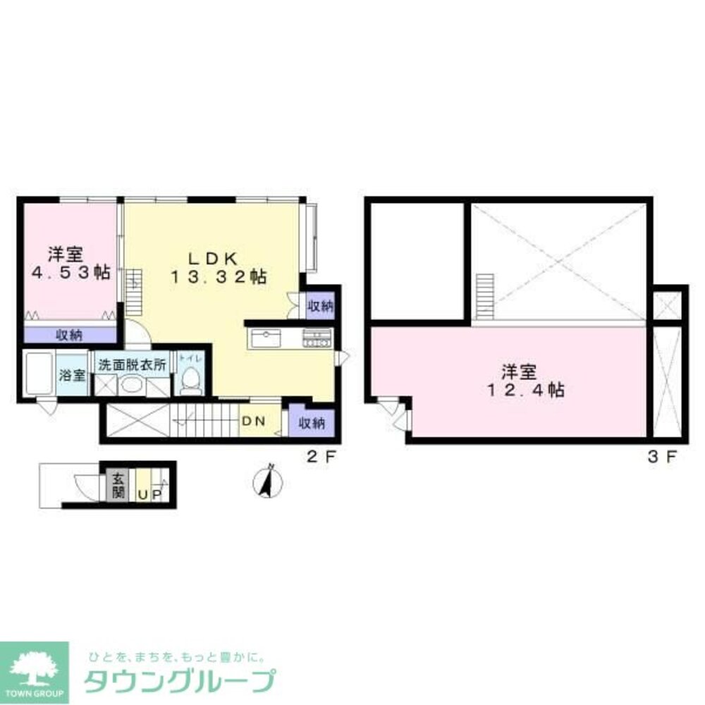 BASE 東京都杉並区下井草1丁目 (14.5万円／2LDK (洋室4.5 洋室12.4 LDK13.3)／64.66㎡)｜賃貸物件(賃貸マンション・アパート・一戸建て)の住宅情報・お部屋探し ...