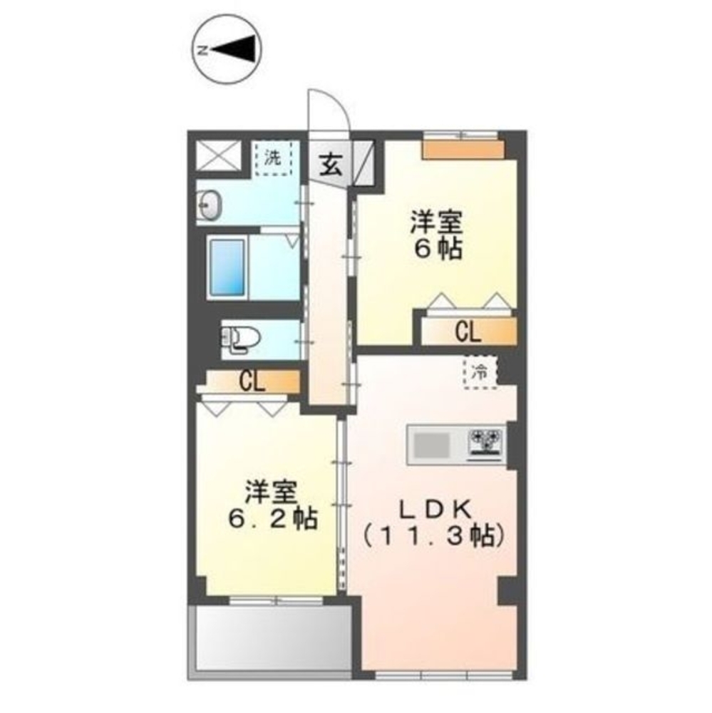 ゼファー上石 東京都練馬区上石神井1丁目 (14.4万円／2LDK (洋室6 洋室6.2 LDK11.3)／54.88㎡)｜賃貸物件(賃貸マンション・アパート・一戸建て)の住宅情報・お部屋探し ...