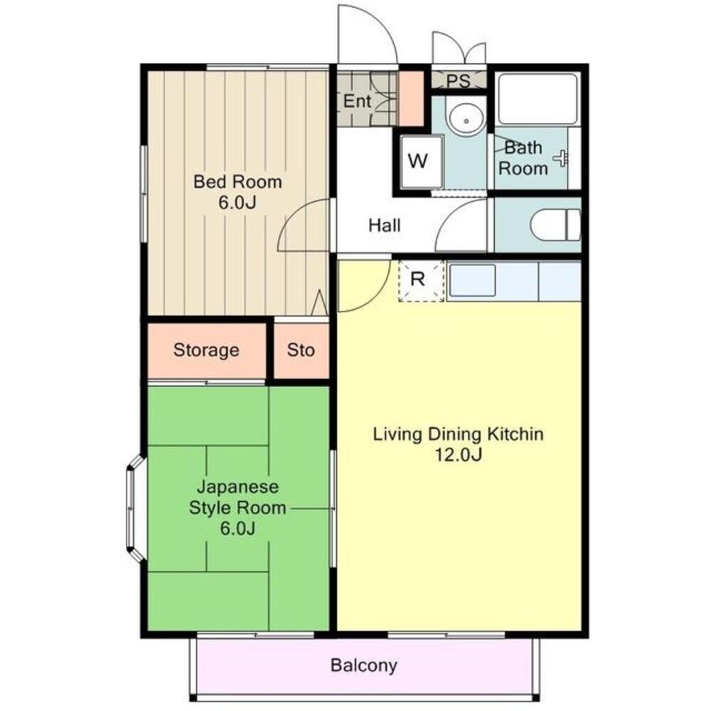 グランディスII 東京都八王子市片倉町 (7.5万円／2LDK (和室6 洋室6 LDK12)／53.87㎡)｜賃貸物件(賃貸マンション・アパート・一戸建て)の住宅情報・お部屋探しなら ...