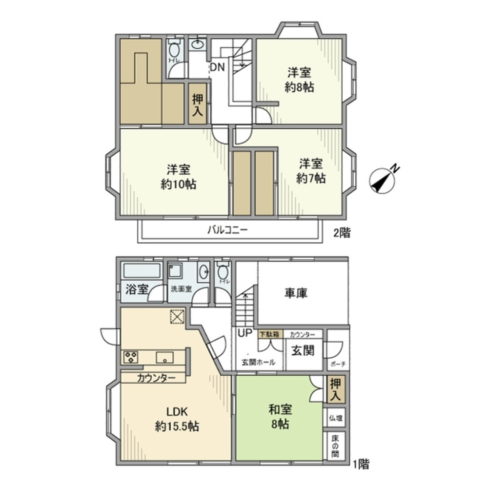 東長沼戸建 東京都稲城市東長沼 (17万円／4LDK (和室8 洋室7 洋室8 洋室10 LDK15.5)／125.56㎡)｜賃貸物件(賃貸マンション・アパート・一戸建て)の住宅情報・お ...