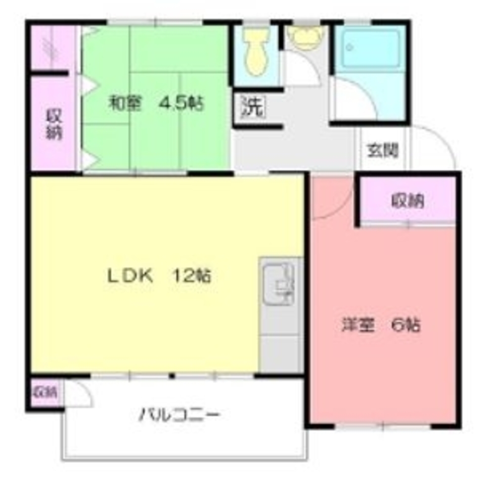 東急田園都市線 たまプラーザ駅 地上5階建て 築57年 神奈川県横浜市青葉区美しが丘1丁目 (9.2万円／2LDK (和室4.5 洋室6.5 LDK12)／54.77㎡)｜賃貸物件(賃貸 ...