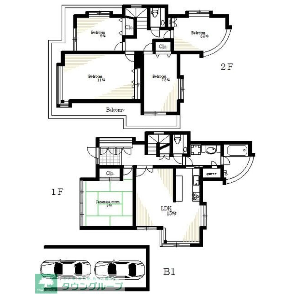 西荻北2丁目戸建て 東京都杉並区西荻北2丁目 (37.5万円／5LDK (和室8 洋室5.5 洋室6 洋室7.5 洋室11 LDK15)／130.16㎡)｜賃貸物件(賃貸マンション・アパート ...