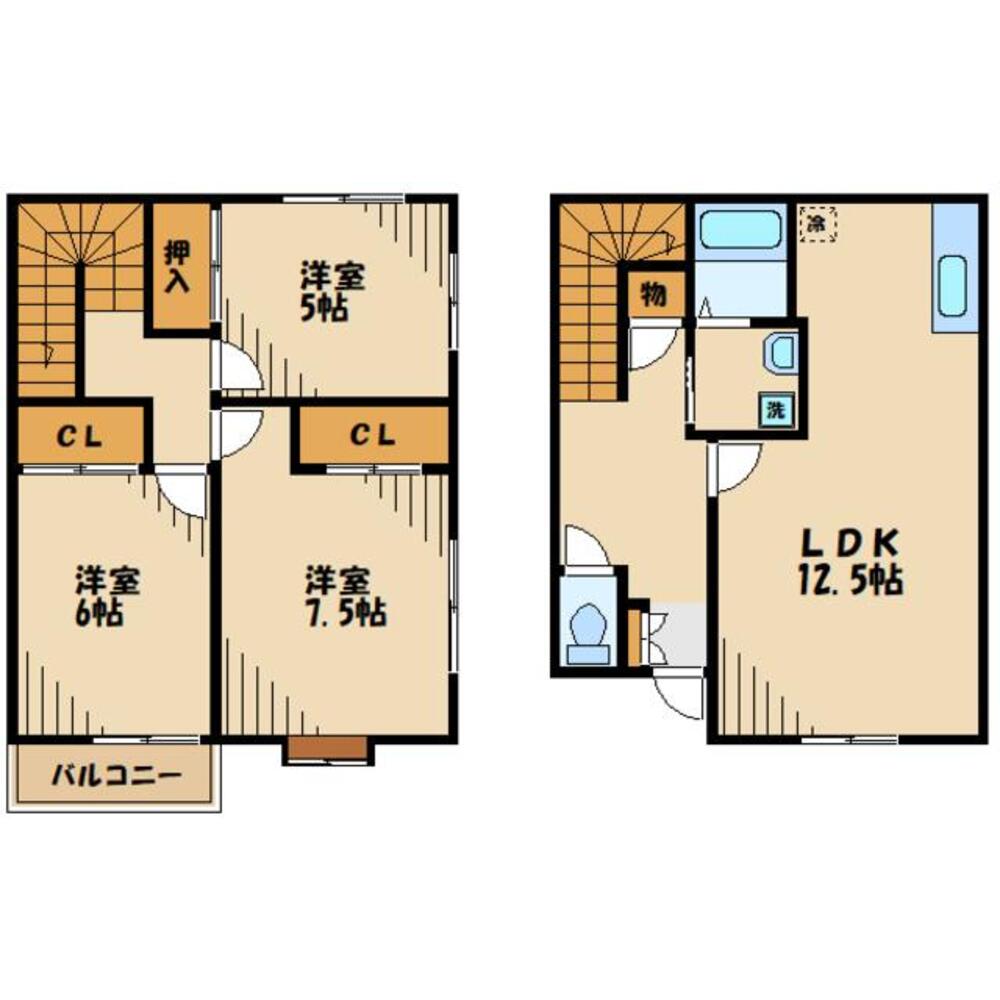 ラヴィル・ヒロ 東京都町田市つくし野1丁目 (12万円／3LDK (和室5 洋室6 洋室7.5 LDK12.5)／86.74㎡)｜賃貸物件(賃貸マンション・アパート・一戸建て)の住宅情報・お ...