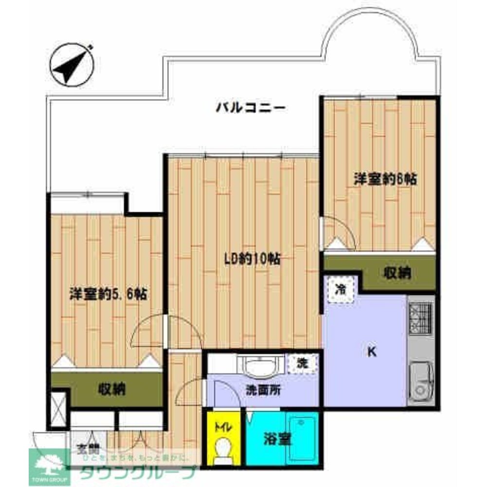 ハイツ六浦 神奈川県横浜市金沢区六浦南4丁目 (10万円／2LDK (洋室5.6 洋室6)／60.37㎡)｜賃貸物件(賃貸マンション・アパート・一戸建て)の住宅情報・お部屋探しならYahoo!不動産