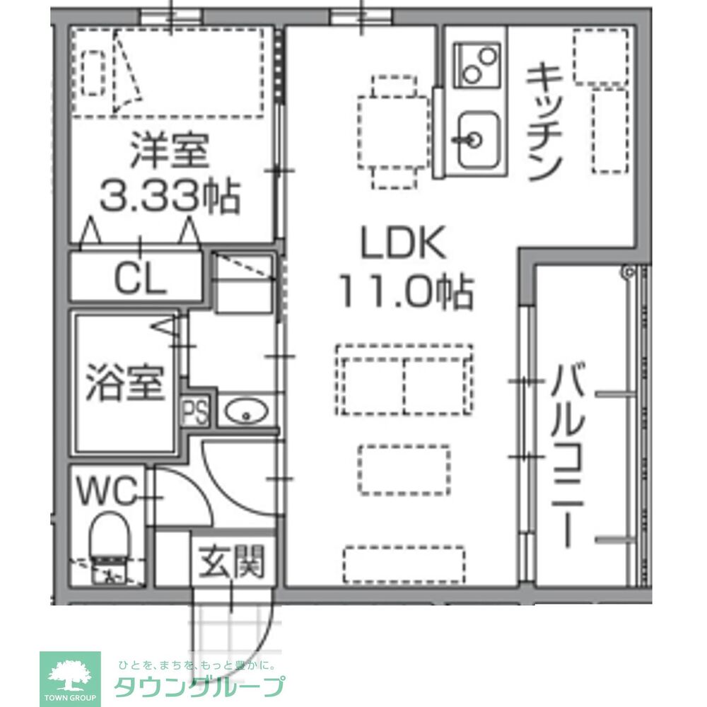 Alivis南福岡south 福岡県福岡市博多区元町1丁目 (7.8万円／1LDK (洋室3.3 LDK11)／29.67㎡)｜賃貸物件(賃貸マンション・アパート・一戸建て)の住宅情報・お ...