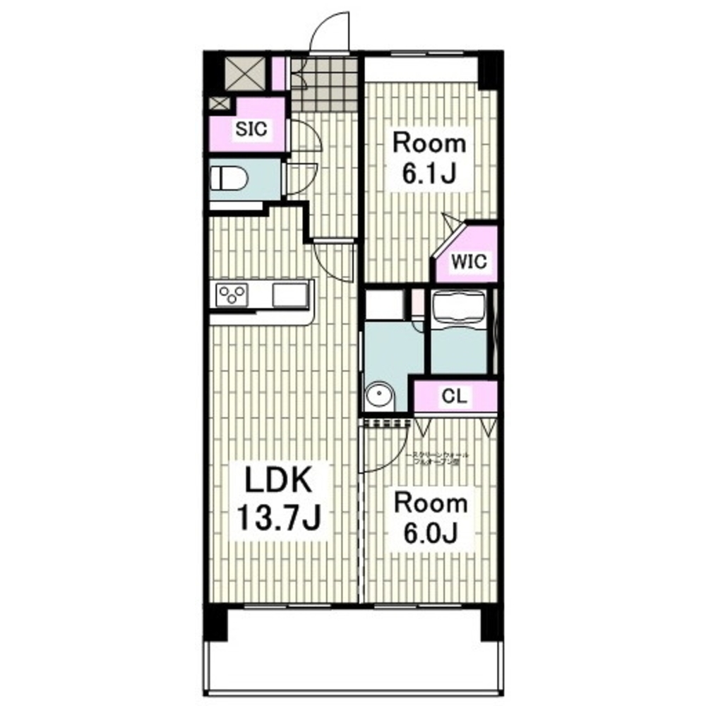ルラーシュ東戸塚 神奈川県横浜市戸塚区川上町 (13.3万円／2LDK (洋室6 洋室6.1 LDK13.7)／57.96㎡)｜賃貸物件(賃貸マンション・アパート・一戸建て)の住宅情報・お ...