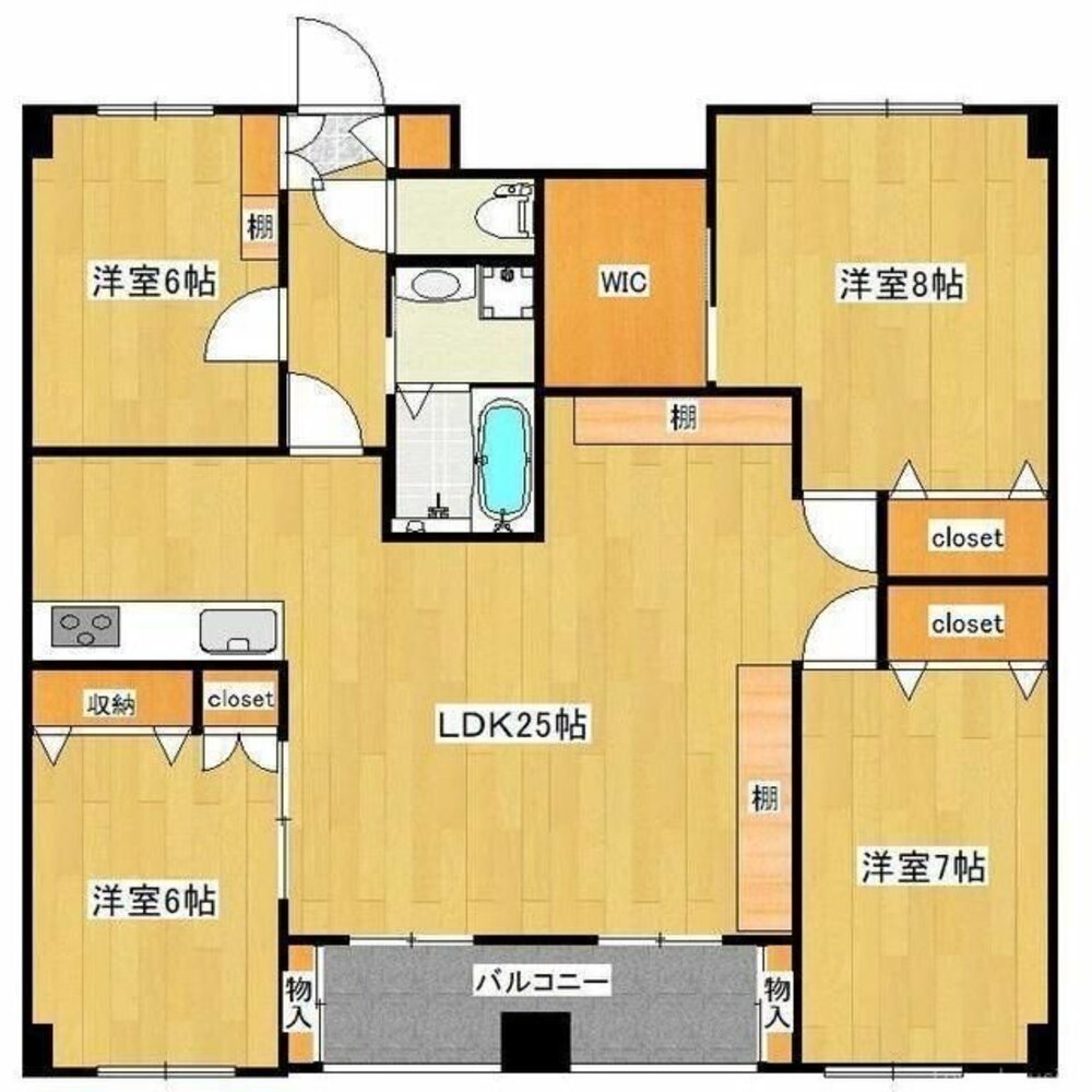 ステーションプラザ高幡不動 東京都日野市高幡 (19万円／4LDK (和室6 和室8 洋室6 洋室7 LDK25)／101.75㎡)｜賃貸物件(賃貸マンション・アパート・一戸建て)の住宅情報 ...