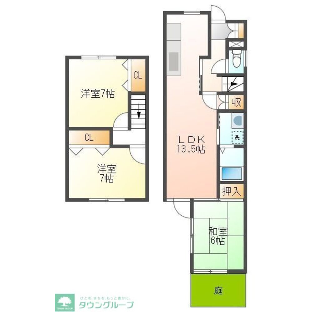 香椎線 土井駅 地上2階建て 築32年 福岡県福岡市東区青葉7丁目 (8.1万円／3LDK／77㎡)｜賃貸物件(賃貸マンション・アパート・一戸建て)の住宅情報・お部屋探しならYahoo!不動産