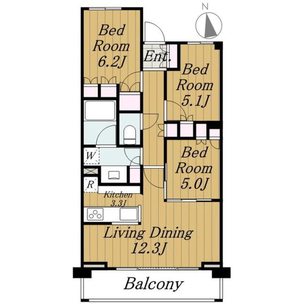 パークホームズ用賀ヴィアージュ 東京都世田谷区用賀3丁目 (25万円／3LDK (洋室5 洋室5.1 洋室6.2)／70.23㎡)｜賃貸物件(賃貸マンション・アパート・一戸建て)の住宅情報・お ...