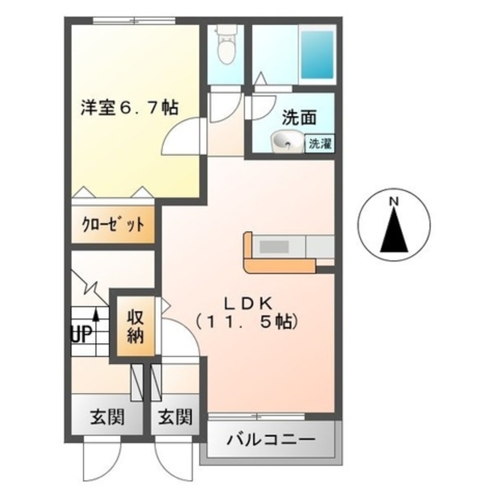 ヴァンベールK 神奈川県小田原市風祭 (5.9万円／1LDK (洋室6.7 LDK11.5)／44.52㎡)｜賃貸物件(賃貸マンション・アパート・一戸建て)の住宅情報・お部屋探しならYahoo!不動産