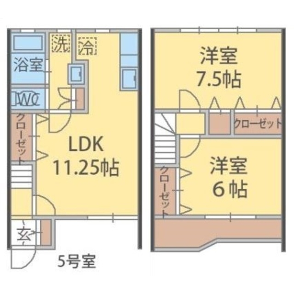 シャルム・I 千葉県松戸市五香西3丁目 (7.6万円／2LDK (洋室6 洋室7.5 LDK11.2)／57.96㎡)｜賃貸物件(賃貸マンション・アパート・一戸建て)の住宅情報・お部屋探しなら ...