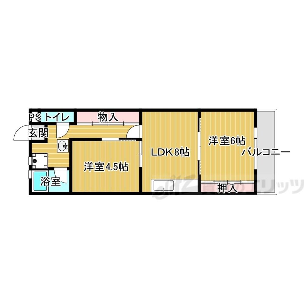 ダイキハイム摂津 大阪府摂津市別府1丁目 (5.2万円／2LDK／49.5㎡)｜賃貸物件(賃貸マンション・アパート・一戸建て)の住宅情報・お部屋探しならYahoo!不動産