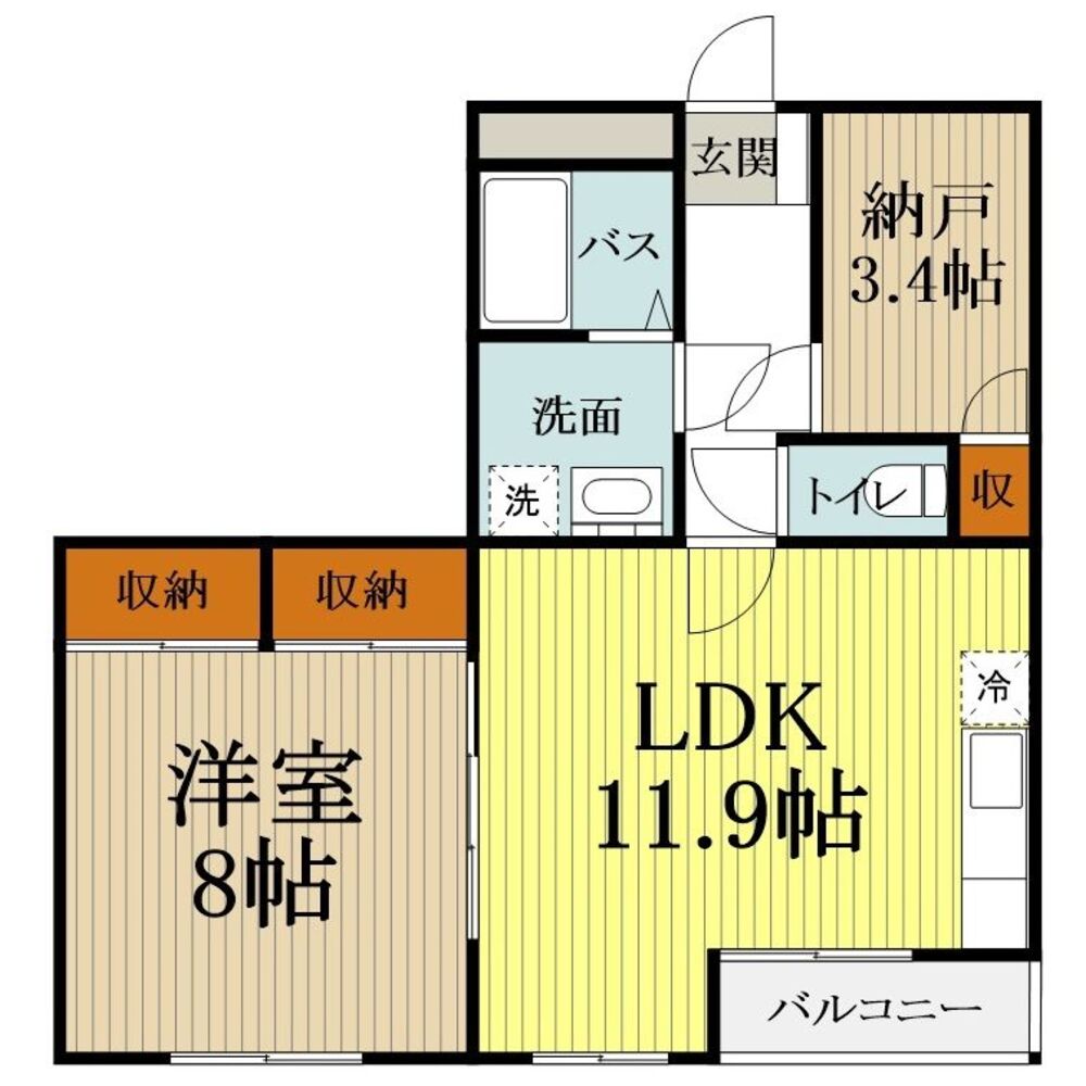 レジデンス高尾 東京都八王子市狭間町 (8.7万円／2LDK (洋室3.4 洋室8 LDK11.9)／53.64㎡)｜賃貸物件(賃貸マンション・アパート・一戸建て)の住宅情報・お部屋探しなら ...