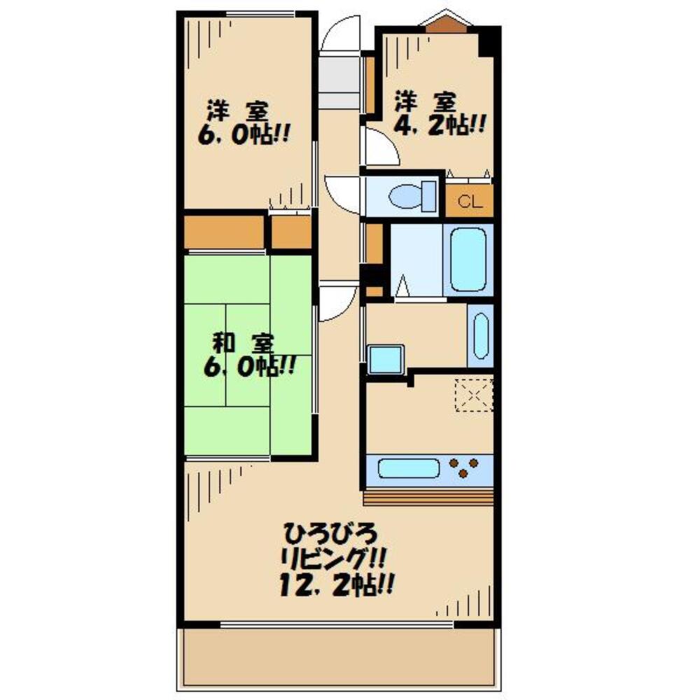 コンフォリア上池台 東京都大田区上池台5丁目 (22.9万円／3LDK (和室6 洋室4.2 洋室6 LDK14.2)／68.4㎡)｜賃貸物件(賃貸マンション・アパート・一戸建て)の住宅情報 ...