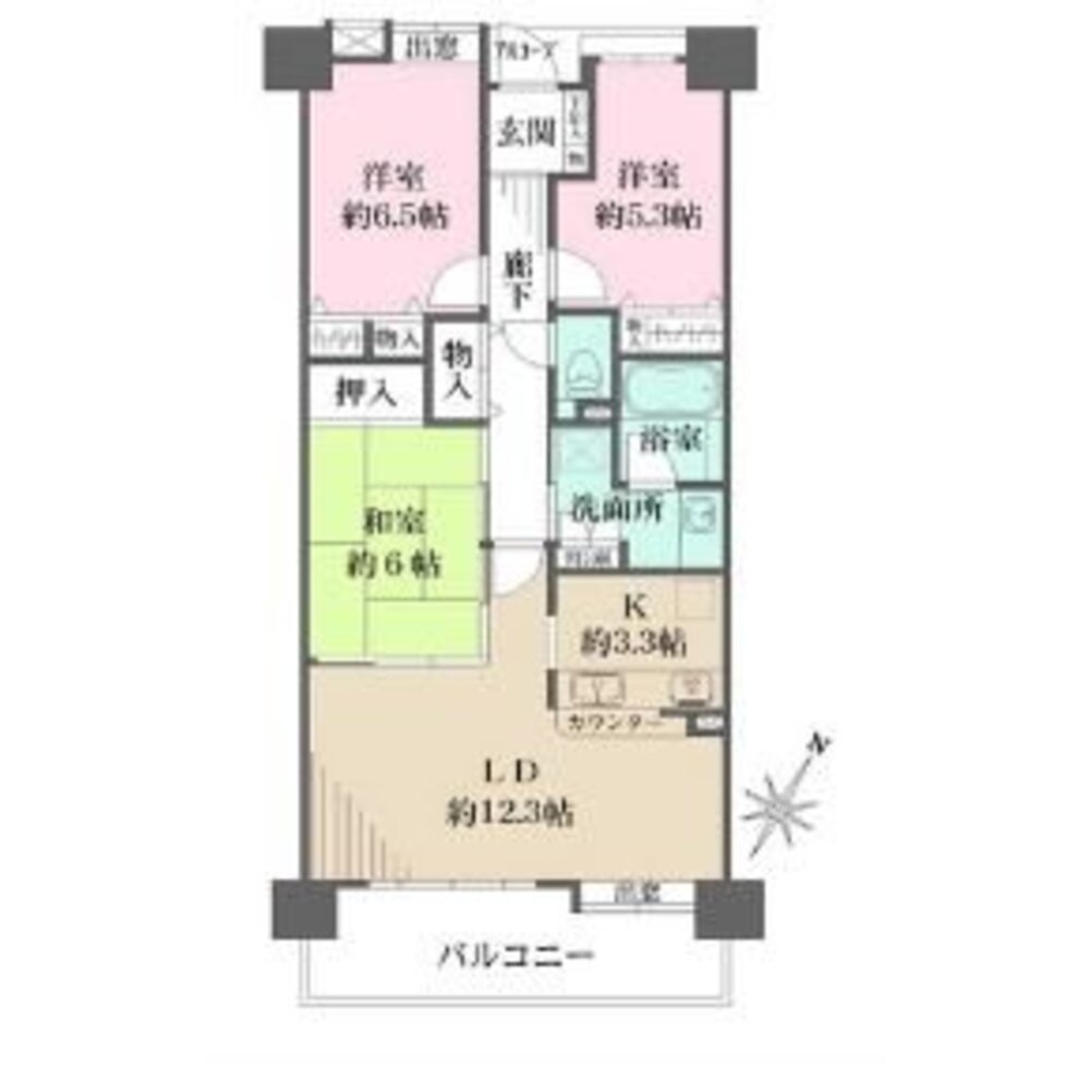 ステーシア高槻812 大阪府高槻市富田丘町 (14万円／3LDK／77.68㎡)｜賃貸物件(賃貸マンション・アパート・一戸建て)の住宅情報・お部屋探しならYahoo!不動産