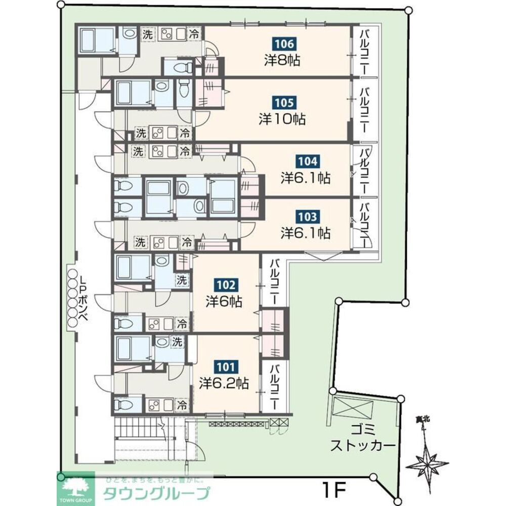 東武野田線 大和田駅 地上3階建て 築2年 埼玉県さいたま市見沼区大和田町2丁目 (5.6万円／1K／22.16㎡)｜賃貸物件(賃貸マンション・アパート・一戸建て)の住宅情報・お部屋探しなら ...