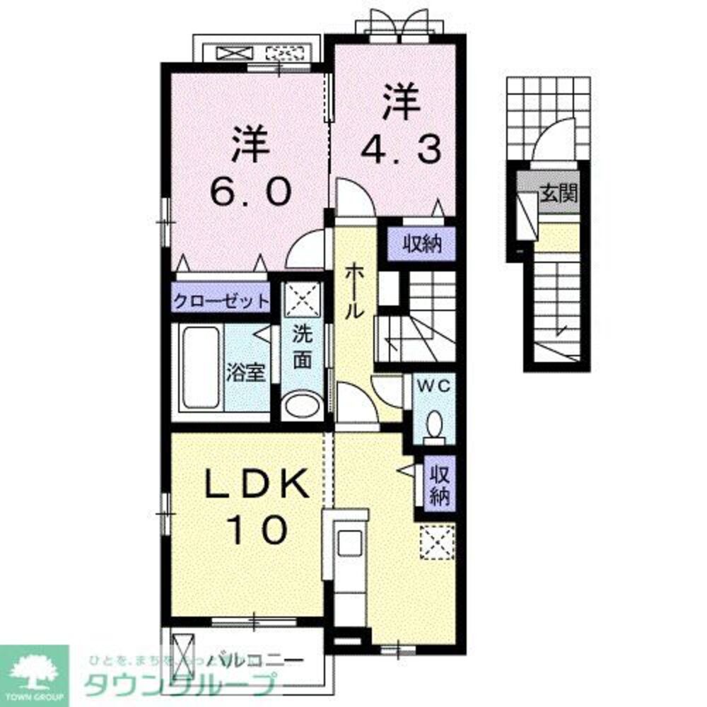 Y．クラシック 神奈川県小田原市飯田岡 (6.75万円／2LDK (洋室4.3 洋室6 LDK10)／52.81㎡)｜賃貸物件(賃貸マンション・アパート・一戸建て)の住宅情報・お部屋探しなら ...