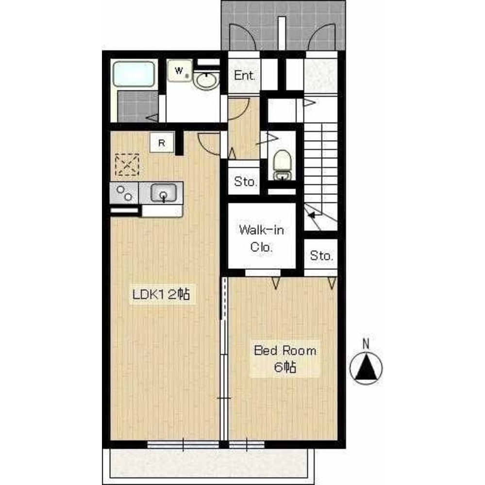 クレールB 東京都小金井市緑町1丁目 (12万円／1LDK (洋室6 LDK12)／44.6㎡)｜賃貸物件(賃貸マンション・アパート・一戸建て)の住宅情報・お部屋探しならYahoo!不動産