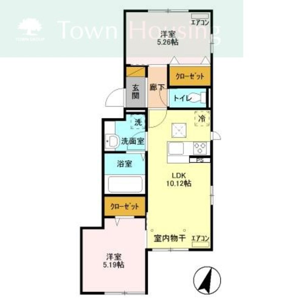 東京メトロ東西線 南行徳駅 地上3階建て 築8年 千葉県市川市相之川1丁目 (13万円／2LDK (洋室5.1 洋室5.2 LDK10.1)／47.99㎡)｜賃貸物件(賃貸マンション・アパート ...
