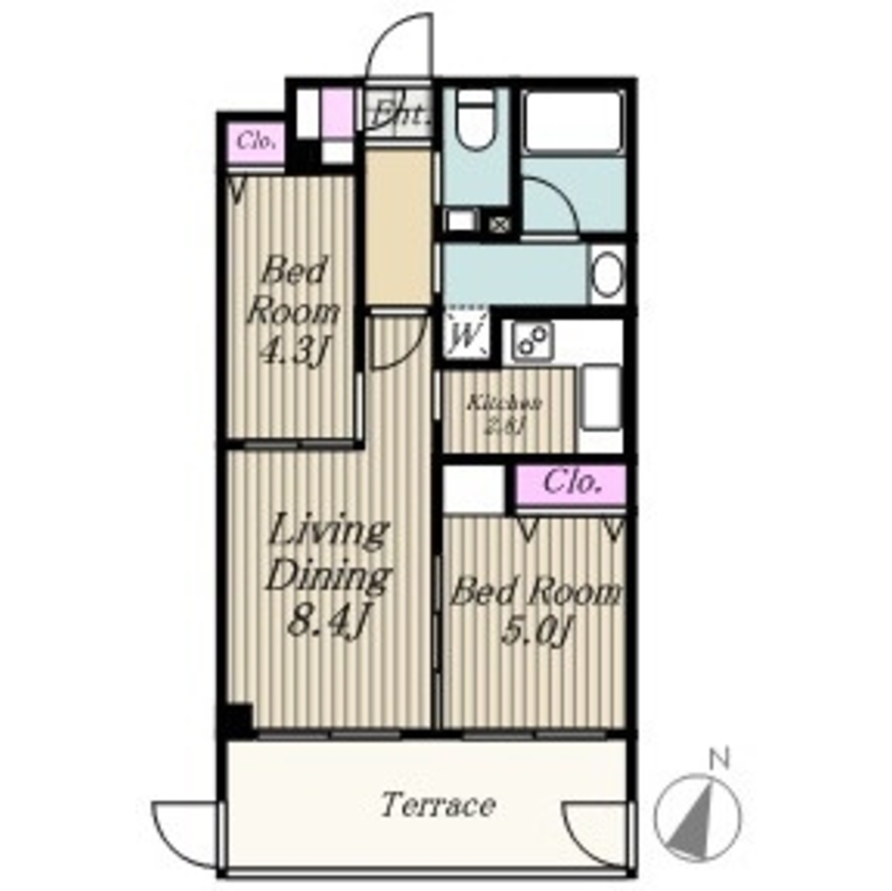 フォレシティ桜新町 東京都世田谷区桜新町2丁目 (24.9万円／2LDK (洋室4.3 洋室5)／47.12㎡)｜賃貸物件(賃貸マンション・アパート・一戸建て)の住宅情報・お部屋探しなら ...
