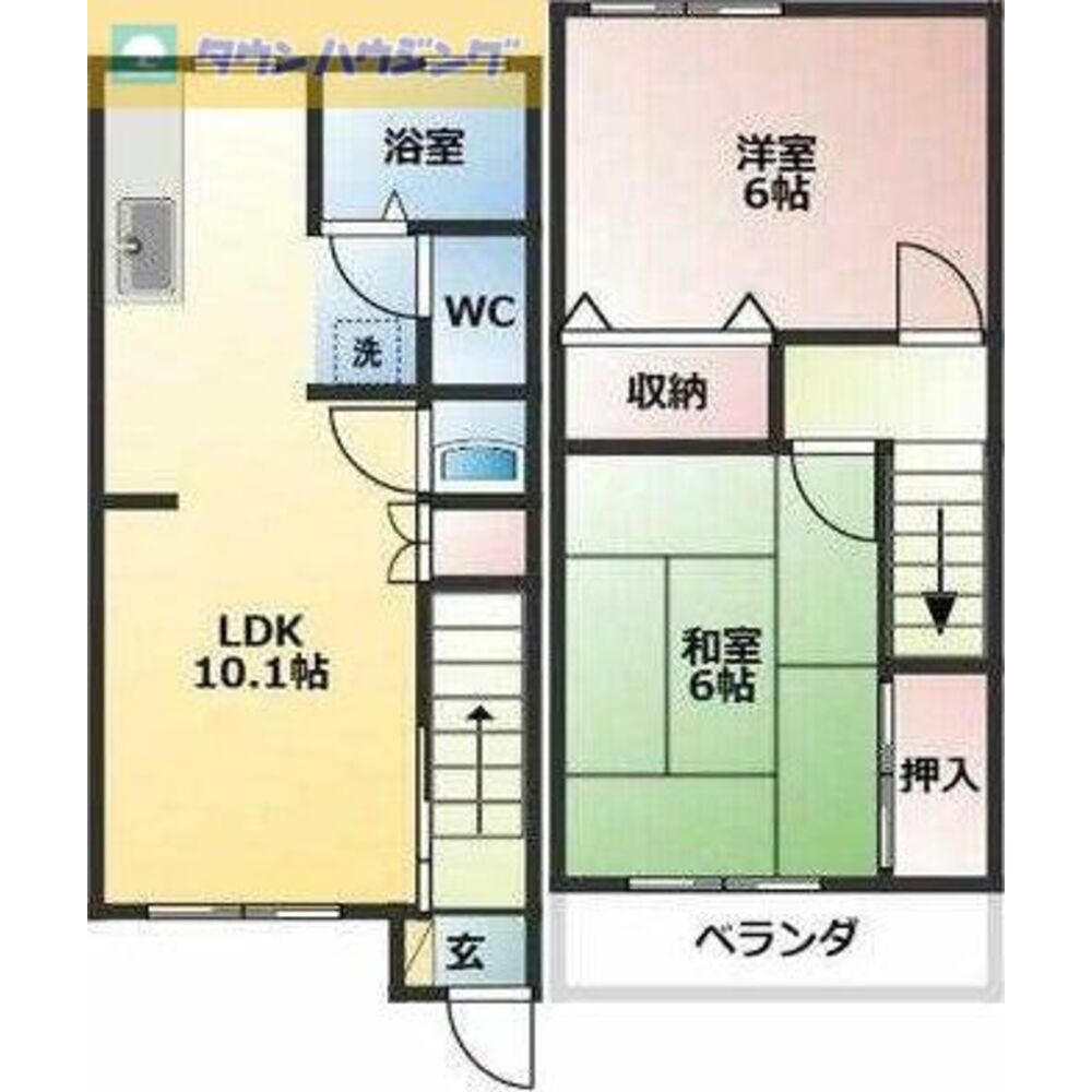 カルム99 千葉県千葉市中央区宮崎町 (6万円／2LDK (和室6 洋室6 LDK10.1)／52.8㎡)｜賃貸物件(賃貸マンション・アパート・一戸建て)の住宅情報・お部屋探しならYahoo!不動産
