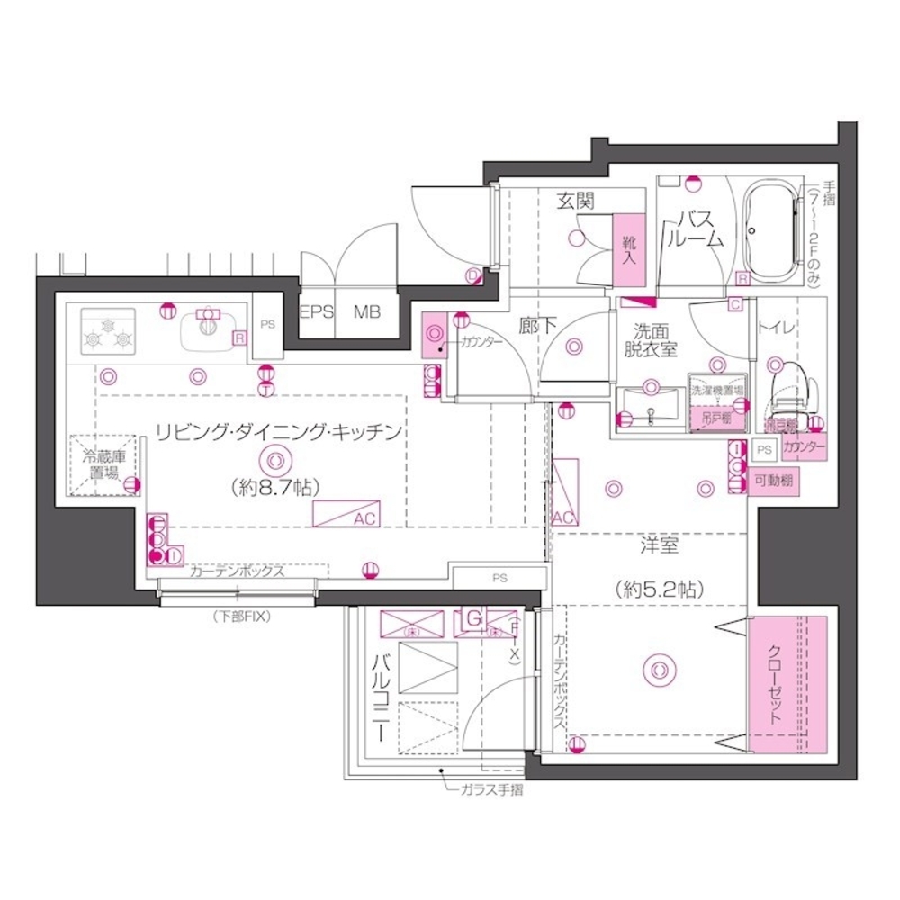 ZOOM秋葉原NORTH 東京都台東区台東2丁目 (15.8万円／1LDK (洋室5.2 LDK8.7)／40.77㎡)｜賃貸物件(賃貸マンション・アパート・一戸建て)の住宅情報・お部屋探し ...