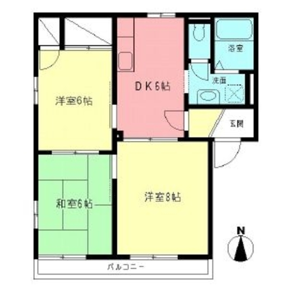 ドミール茅ヶ崎 神奈川県茅ヶ崎市本村5丁目 (7.2万円／3DK (和室6 洋室6 洋室7.5 DK6)／55.66㎡)｜賃貸物件(賃貸マンション・アパート・一戸建て)の住宅情報・お部屋探し ...