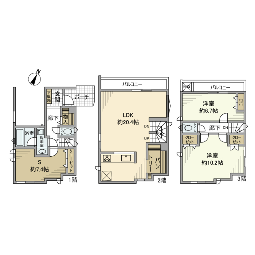 本駒込戸建 東京都文京区本駒込2丁目 (31万円／2SLDK (洋室6.7 洋室10.2 LDK20.4)／102.04㎡)｜賃貸物件(賃貸マンション・アパート・一戸建て)の住宅情報・お ...
