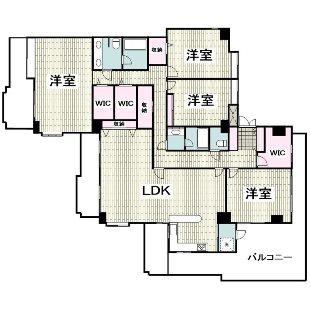 コスモ横浜山手ヒルズ 神奈川県横浜市中区山元町5丁目 (55万円／4SLDK／181.84㎡)｜賃貸物件(賃貸マンション・アパート・一戸建て)の住宅情報・お部屋探しならYahoo!不動産