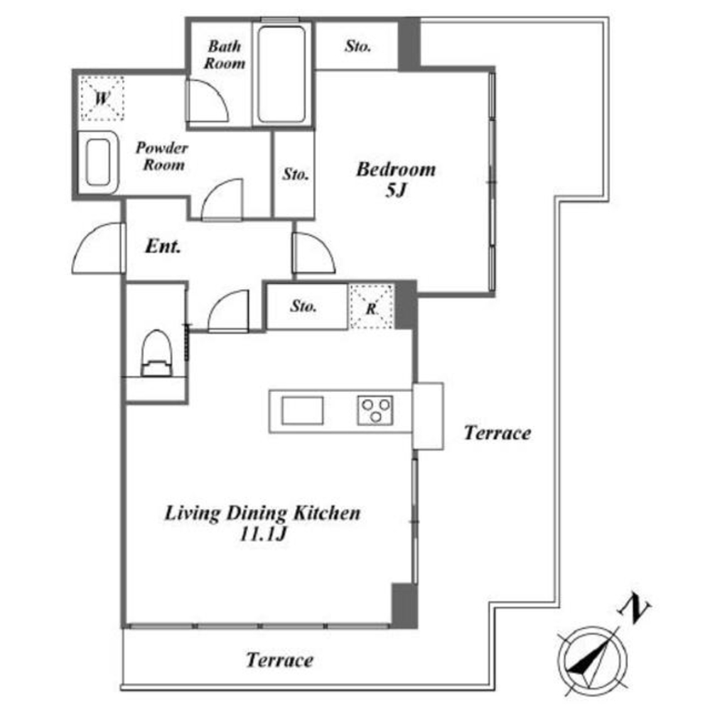 KDXレジデンス赤坂 東京都港区赤坂6丁目 (25.4万円／1LDK (洋室5 LDK11.1)／41.97㎡)｜賃貸物件(賃貸マンション・アパート・一戸建て)の住宅情報・お部屋探しなら ...