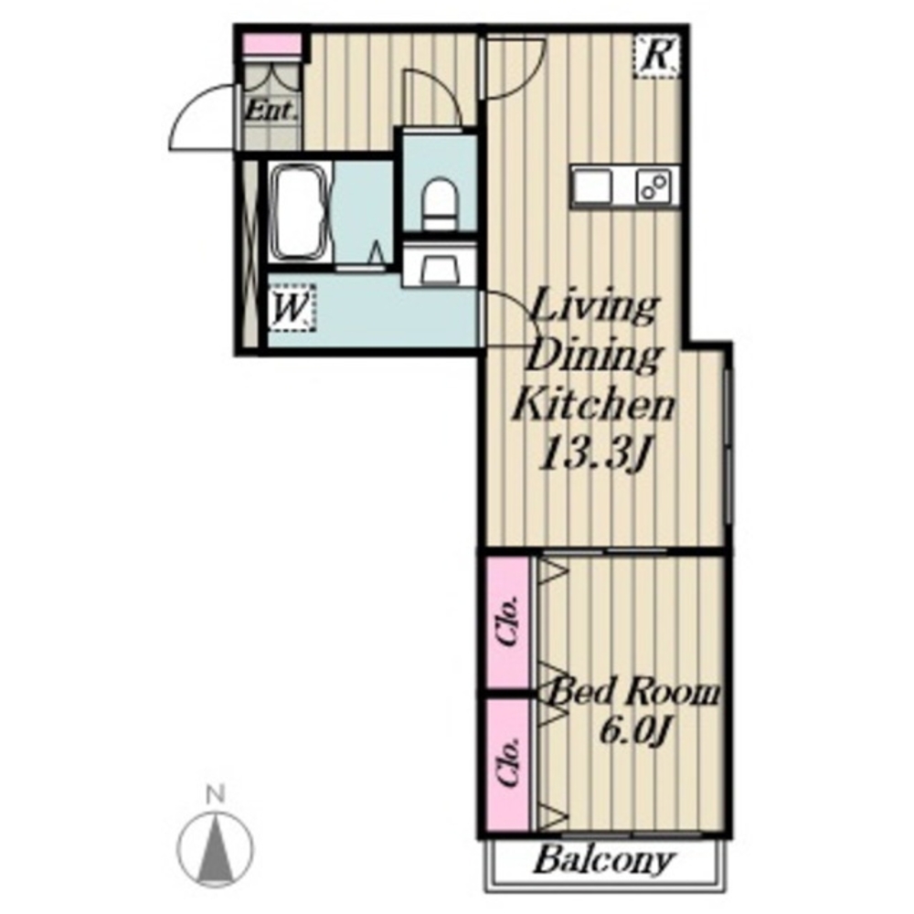 アーバンハウス 東京都世田谷区新町2丁目 (15.8万円／1LDK (洋室6 LDK13.3)／48.75㎡)｜賃貸物件(賃貸マンション・アパート・一戸建て)の住宅情報・お部屋探しなら ...