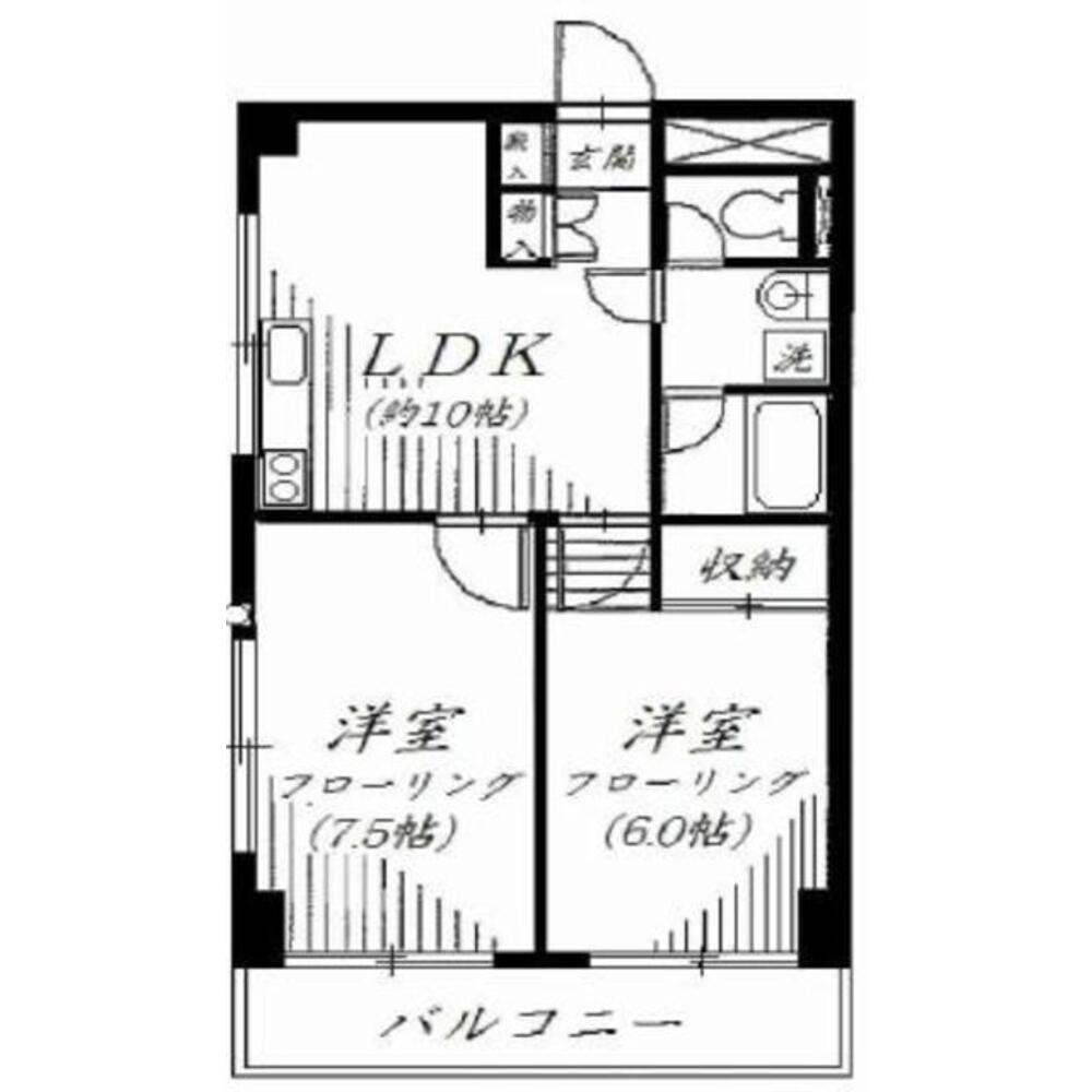 東光シャルム 東京都台東区蔵前1丁目 (15万円／2LDK (洋室6 洋室7.5 LDK10)／47.77㎡)｜賃貸物件(賃貸マンション・アパート・一戸建て)の住宅情報・お部屋探しなら ...