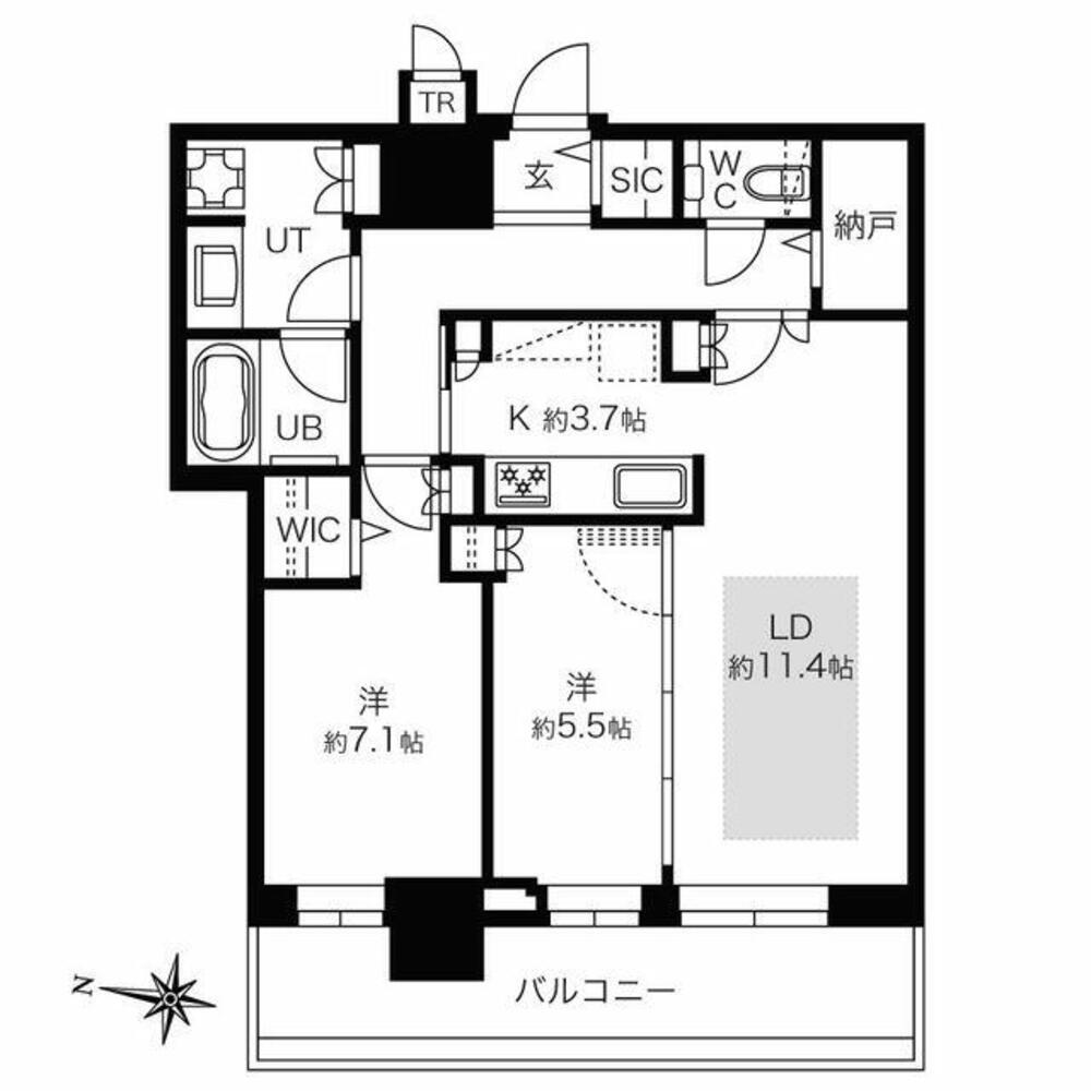 ONE札幌ステーションタワー 北海道札幌市北区北八条西1丁目 (28.5万円／2LDK／70.87㎡)｜賃貸物件(賃貸マンション・アパート・一戸建て)の住宅情報・お部屋探しならYahoo!不動産