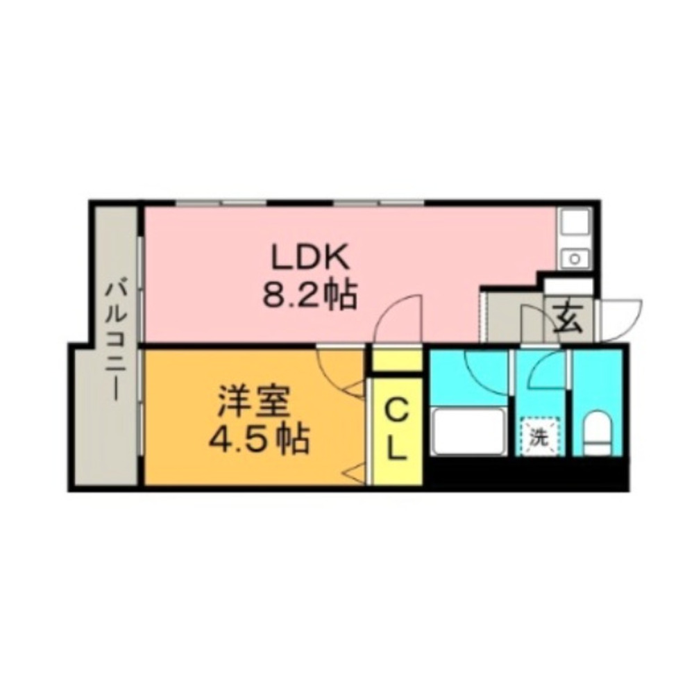 パークノヴァ久留米中央 福岡県久留米市篠山町 (4.5万円／1LDK (洋室4.5 LDK8.2)／37.3㎡)｜賃貸物件(賃貸マンション・アパート・一戸建て)の住宅情報・お部屋探しなら ...