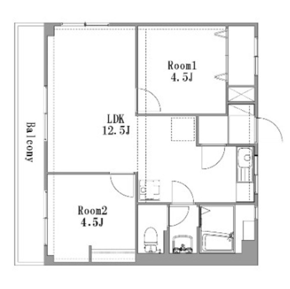 久大本線 南久留米駅 地上6階建て 築51年 福岡県久留米市諏訪野町 (3.7万円／2LDK (洋室4.5 4.5 LDK11)／48㎡)｜賃貸物件(賃貸マンション・アパート・一戸建て)の住宅 ...
