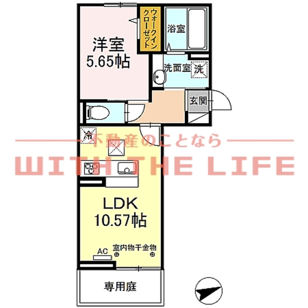 ルピナ梅満 福岡県久留米市梅満町 (5.7万円／1LDK (洋室5.6 LDK10.5)／40.55㎡)｜賃貸物件(賃貸マンション・アパート・一戸建て)の住宅情報・お部屋探しならYahoo!不動産