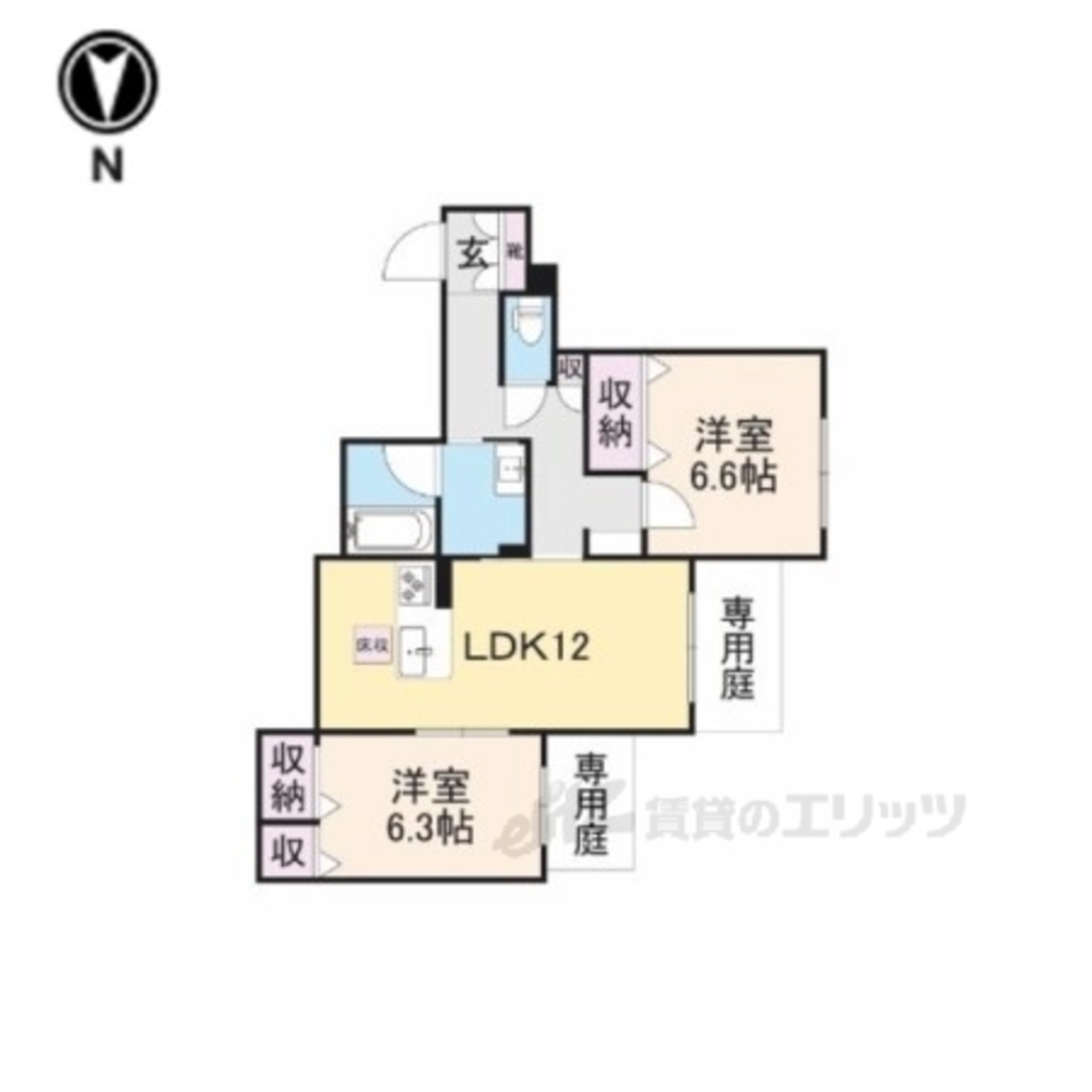 山陰本線 亀岡駅 地上3階建て 築1年未満 京都府亀岡市西町 (8.9万円／2LDK (洋室6.3 洋室6.6 LDK12)／63.81㎡)｜賃貸物件(賃貸マンション・アパート・一戸建て)の ...