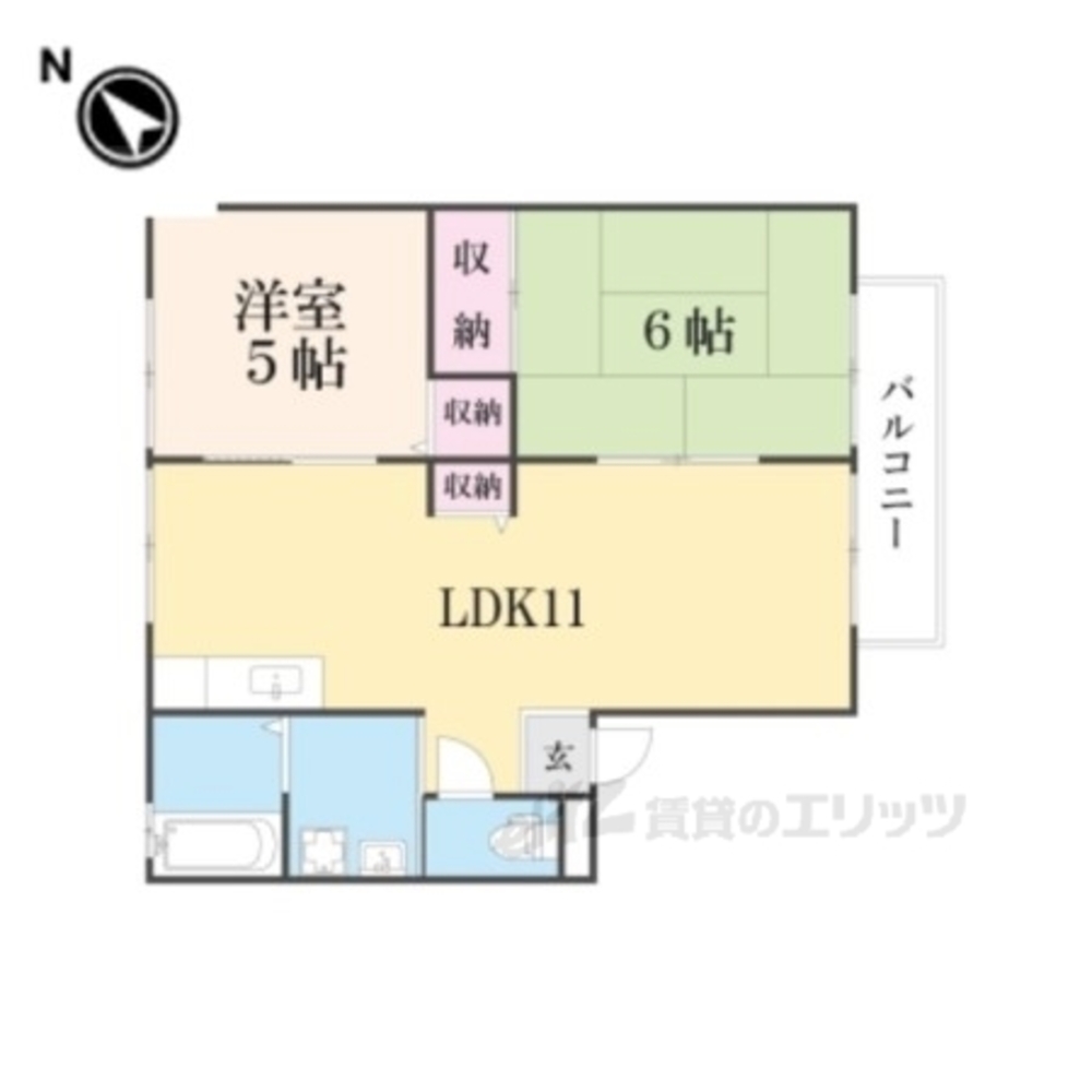 アン・ボヌール 滋賀県彦根市西今町 (4.9万円／2LDK (和室6 洋室5 LDK11)／45.77㎡)｜賃貸物件(賃貸マンション・アパート・一戸建て)の住宅情報・お部屋探しならYahoo!不動産