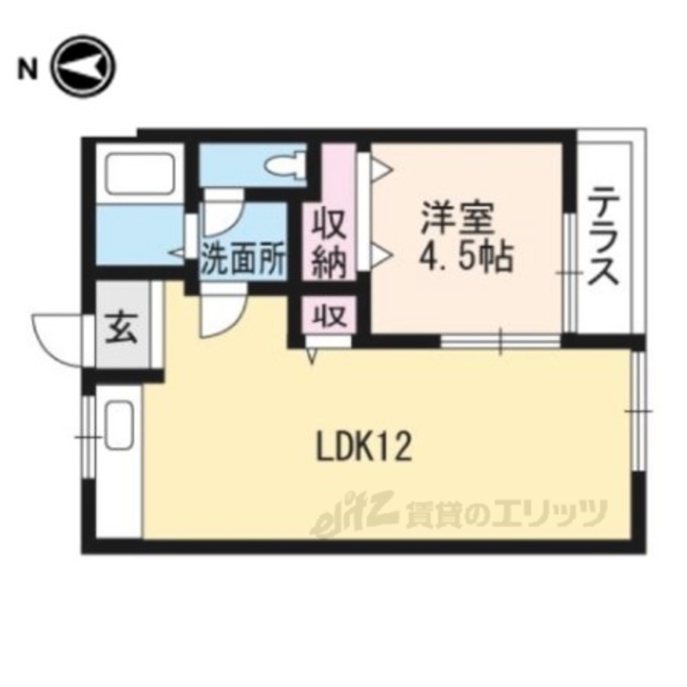 MAYUMIハイツ3番館 京都府八幡市男山吉井 (4.5万円／1LDK (洋室4.5 LDK12)／36.45㎡)｜賃貸物件(賃貸マンション・アパート・一戸建て)の住宅情報・お部屋探しなら ...