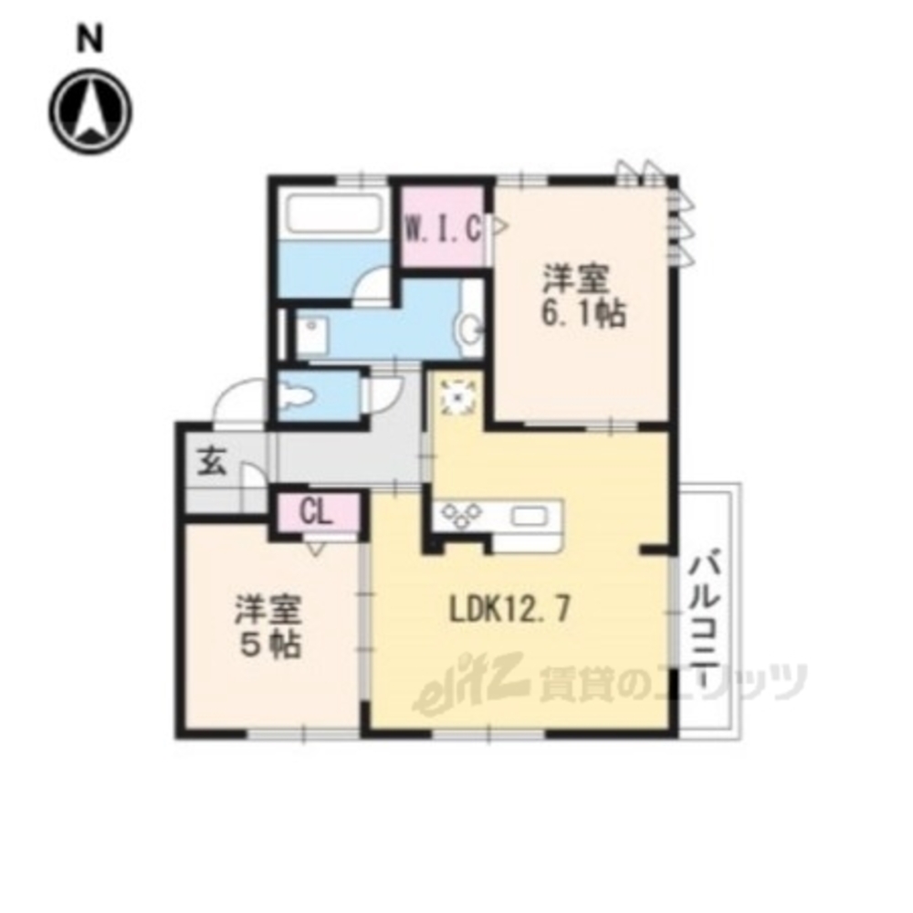 ルーチェ西洞院 京都府京都市中京区田中町 (15.5万円／2LDK (洋室5 洋室6.1 LDK12.7)／55.44㎡)｜賃貸物件(賃貸マンション・アパート・一戸建て)の住宅情報・お部屋探し ...