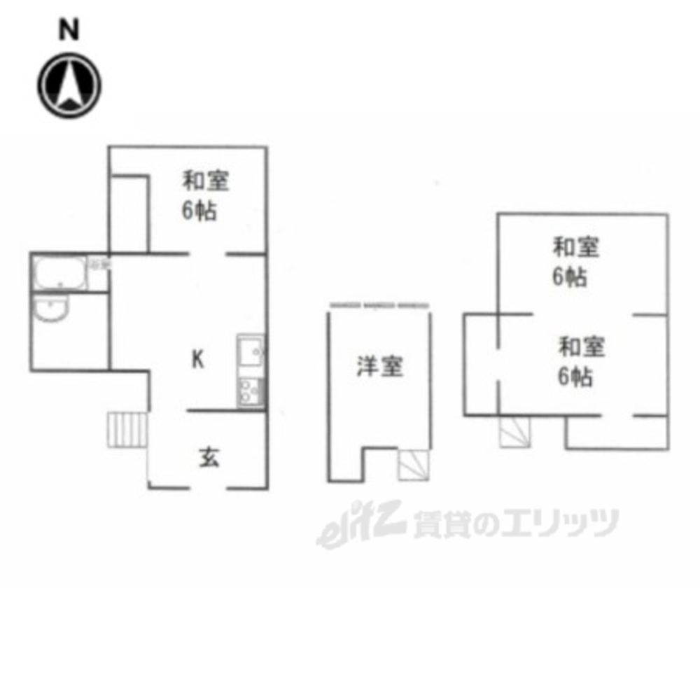 関西本線（JR西日本） 大和小泉駅 地上2階建て 築45年 奈良県大和郡山市小泉町 (4.8万円／2LDK (和室6 和室6 和室6)／80㎡)｜賃貸物件(賃貸マンション・アパート・一戸建て ...