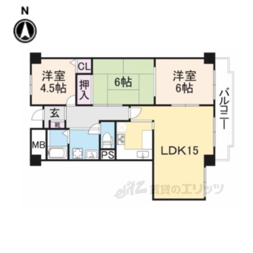 リアライズ八木 奈良県橿原市木原町 (7.4万円／3LDK (和室6 洋室4.5 洋室6 LDK15)／77.31㎡)｜賃貸物件(賃貸マンション・アパート・一戸建て)の住宅情報・お部屋探しなら ...