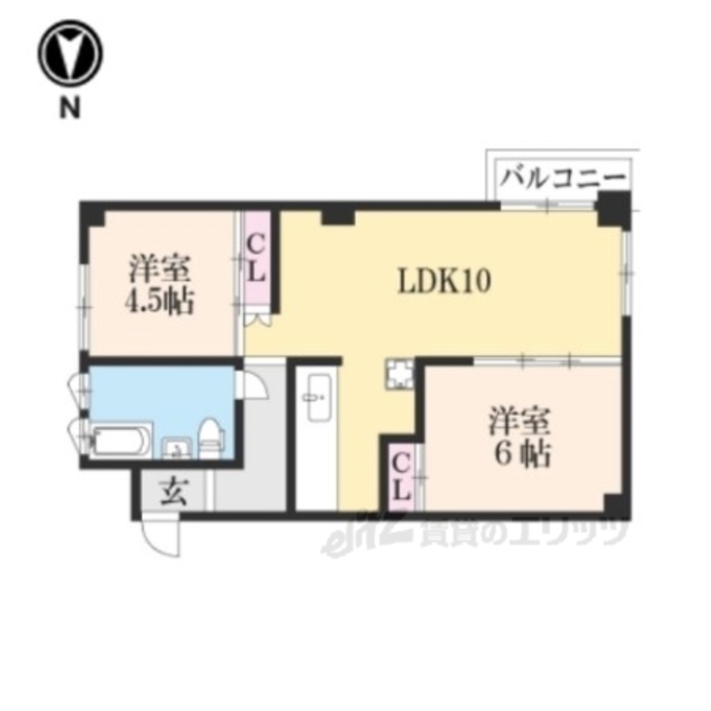 シーズン嵐山302号室 京都府京都市右京区嵯峨新宮町 (5.8万円／2LDK (洋室4.5 洋室6 LDK10)／53.87㎡)｜賃貸物件(賃貸マンション・アパート・一戸建て)の住宅情報・お ...