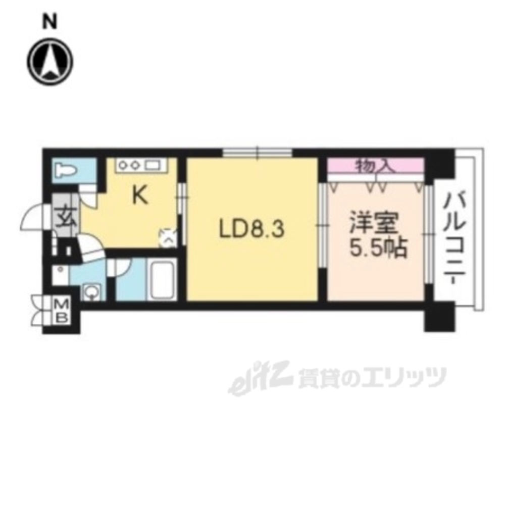 プラネシア星の子三条油小路 京都府京都市中京区油小路通三条下る三条油小路町 (9万円／1LDK (洋室5.5 LD8.3 K2.7)／36.55㎡)｜賃貸物件(賃貸マンション・アパート・一戸 ...