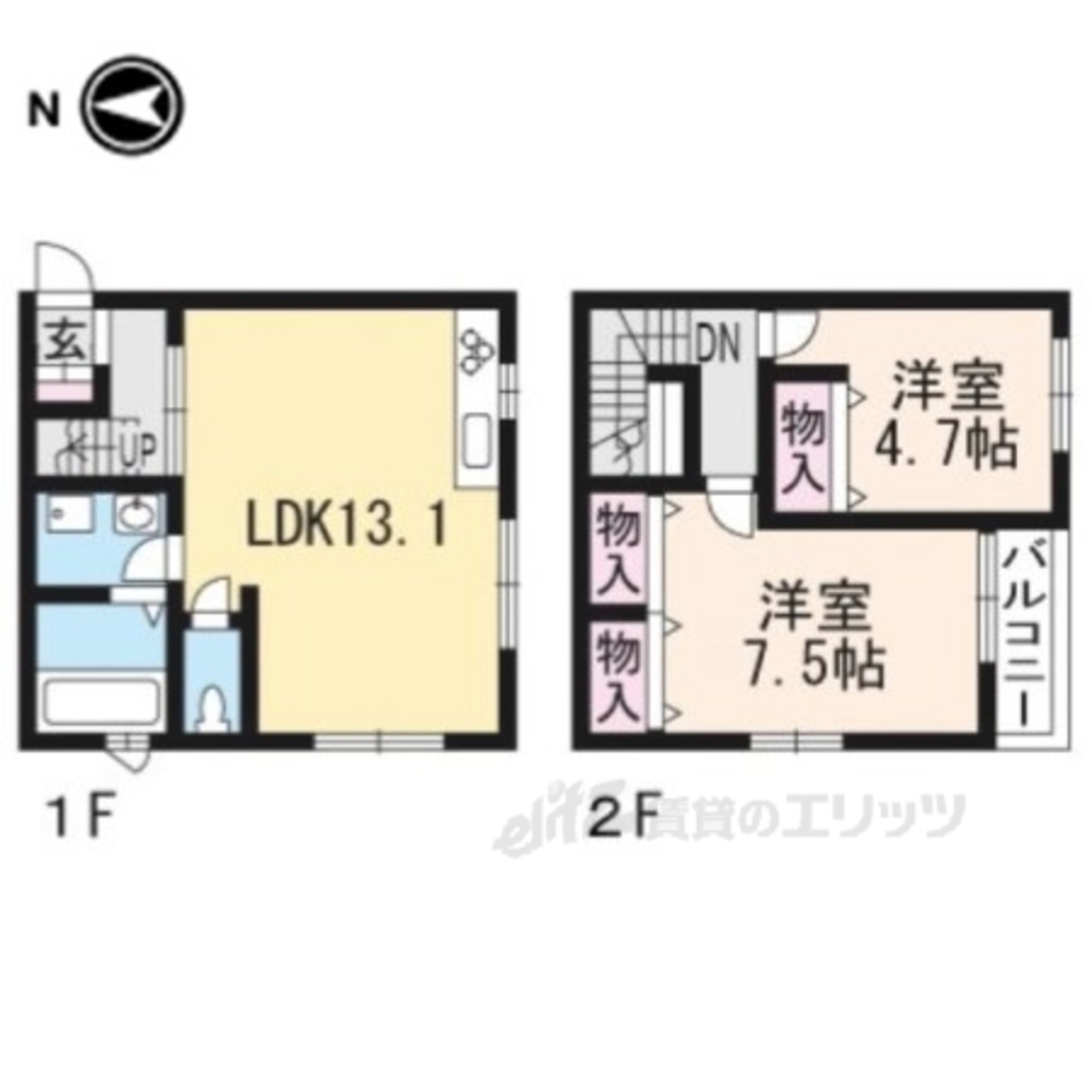 グランマルセイ寺内町 京都府京都市伏見区深草寺内町 (11.8万円／2LDK (洋室4.7 洋室7.5 LDK13.1)／70.02㎡)｜賃貸物件(賃貸マンション・アパート・一戸建て)の住宅 ...
