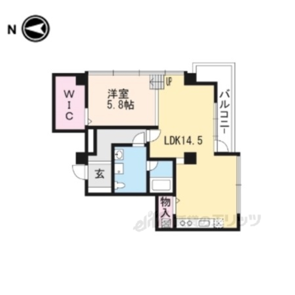 ローズマンション 滋賀県大津市松原町 (7万円／1LDK (洋室5.8 LDK16.5)／51.15㎡)｜賃貸物件(賃貸マンション・アパート・一戸建て)の住宅情報・お部屋探しならYahoo!不動産