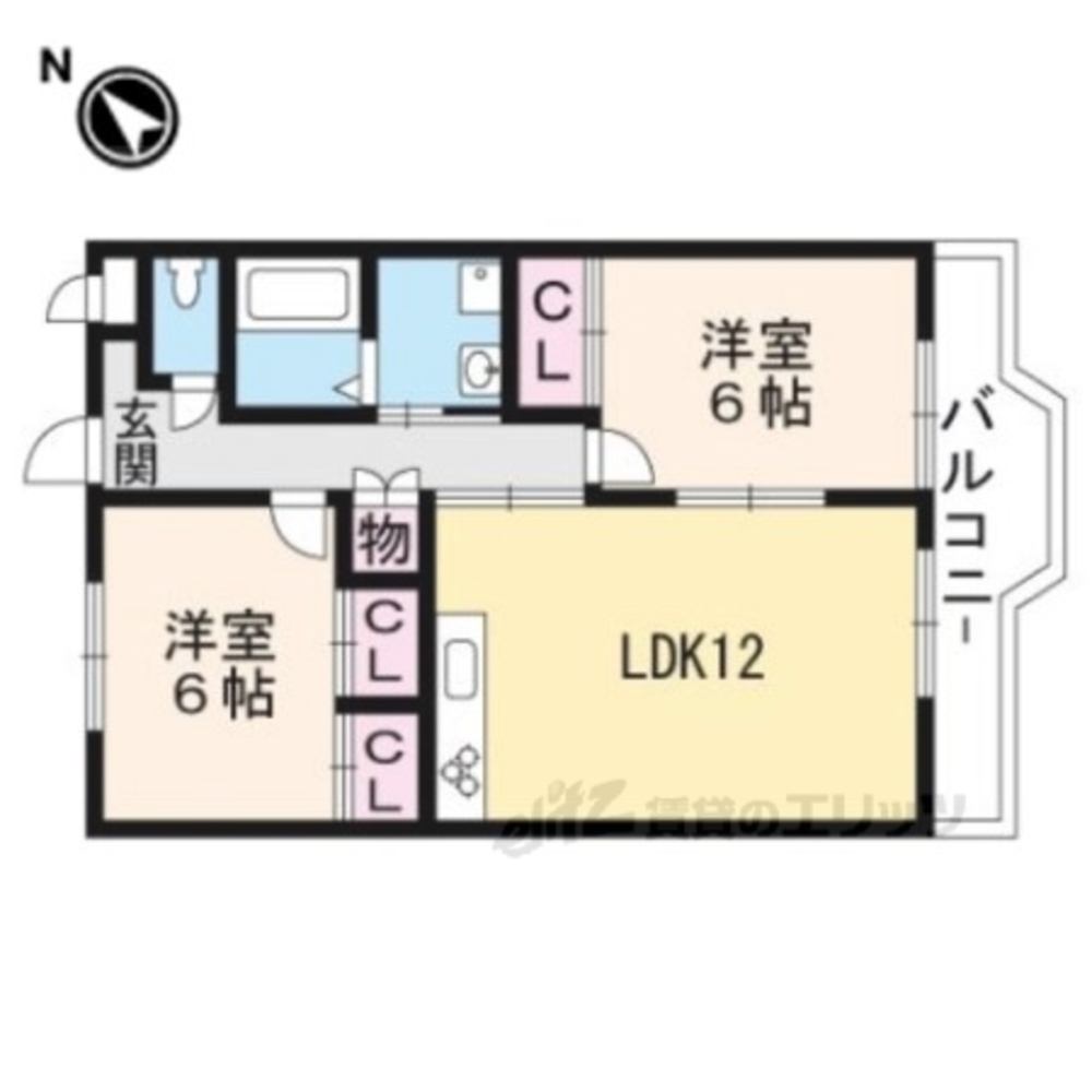 東海道本線（JR西日本） 守山駅 地上6階建て 築30年 滋賀県守山市吉身5丁目 (7万円／2LDK (和室6 洋室6 LDK12)／58.5㎡)｜賃貸物件(賃貸マンション・アパート・一戸建て ...