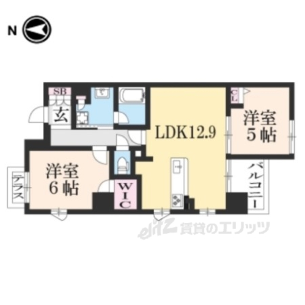 グランレブリー押小路高倉 京都府京都市中京区押小路通高倉西入左京町 (17.7万円／2LDK (洋室5 洋室6 LD10 K2.9)／54.55㎡)｜賃貸物件(賃貸マンション・アパート・一戸 ...