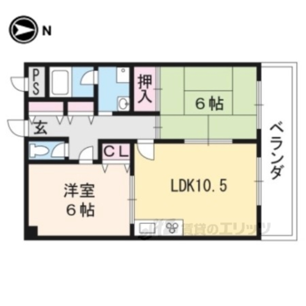 ラフィーネ山科 京都府京都市山科区四ノ宮神田町 (9万円／2LDK (和室6 洋室6 LDK10.5 ロフト2)／51.43㎡)｜賃貸物件(賃貸マンション・アパート・一戸建て)の住宅情報・お ...